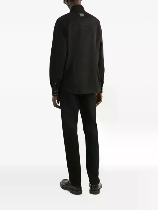 Dolce & Gabbana Logo-plaque Slim-fit Jeans