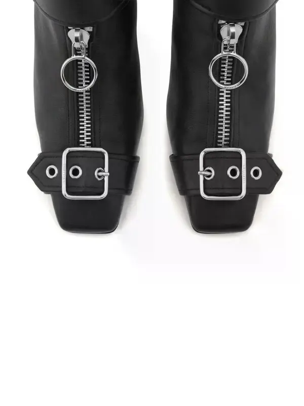 COURREGES Gogo Leather Mules