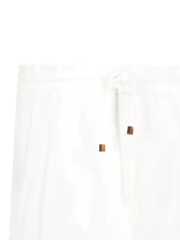 Brunello Cucinelli Tapered-leg Trousers - White