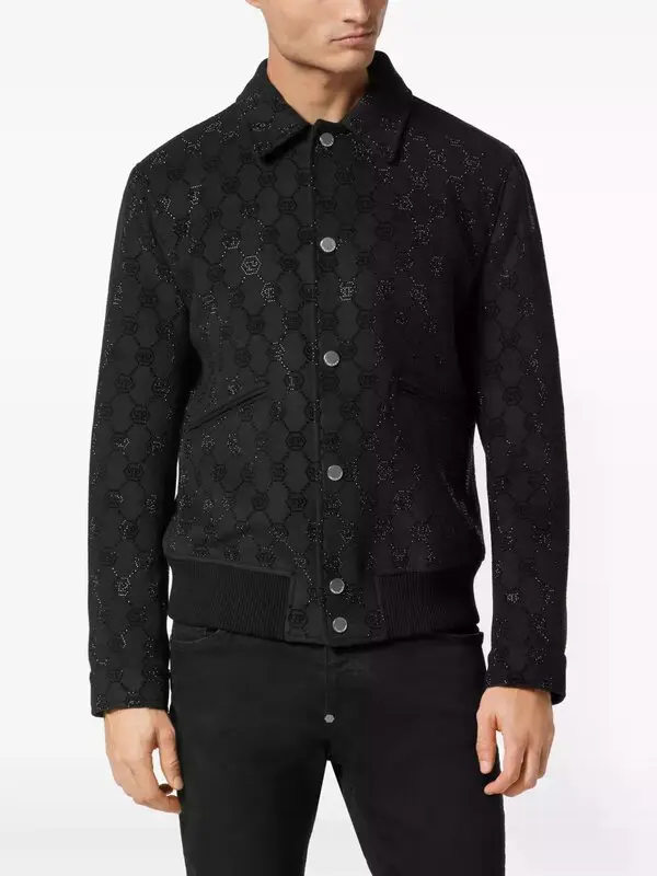 Philipp Plein Monogram Bomber Jacket