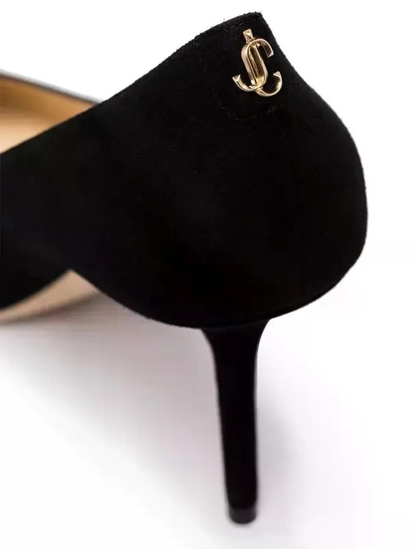 JIMMY CHOO Love 85 Pointed-toe Suede Heeled Pumps