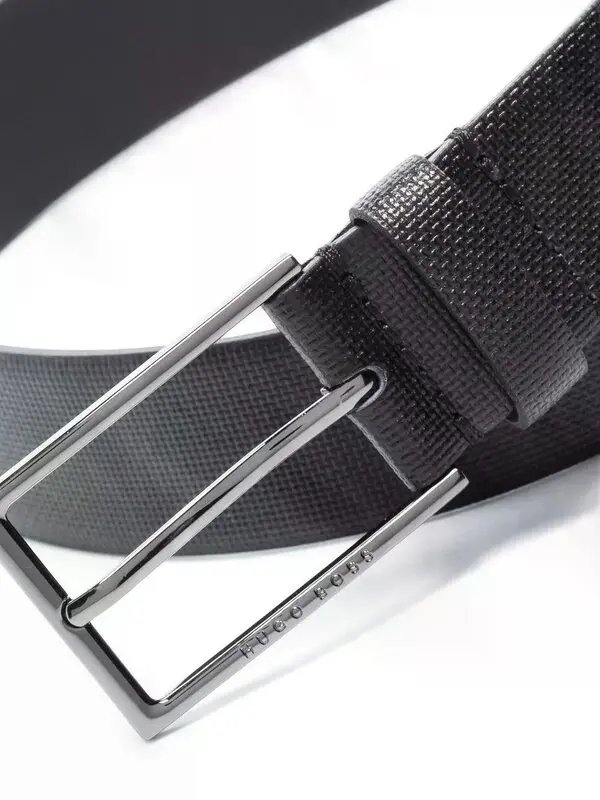 BOSS Buckle-fastening Leather Belt