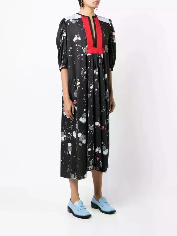 MACGRAW Betty Printed Midi Dress