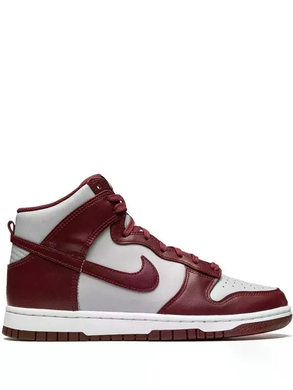 Nike Dunk Hi Retro Sneakers - Red