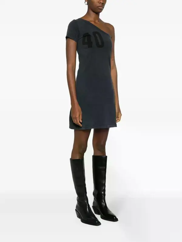 COURREGES Number-print Mini Dress