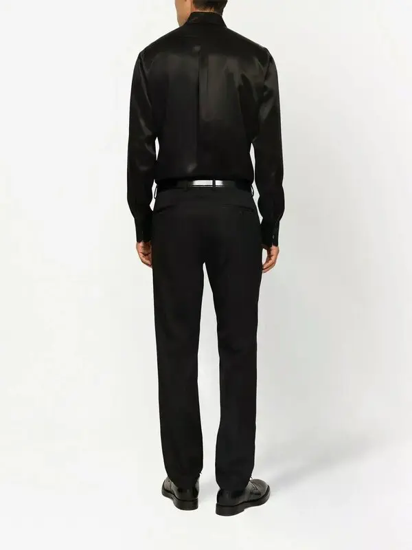Dolce & Gabbana Martini-fit Button-down Satin Shirt