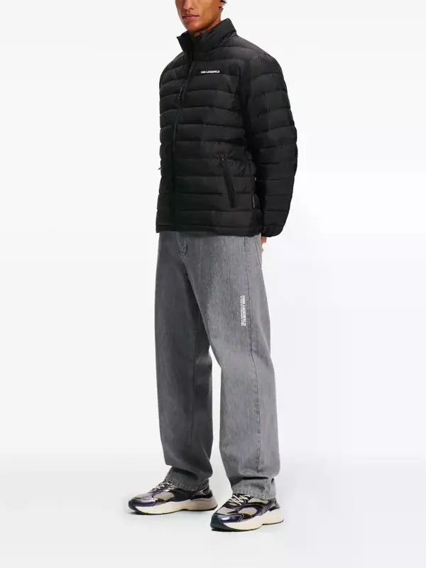 Karl Lagerfeld Quilted Zip-up Jacket