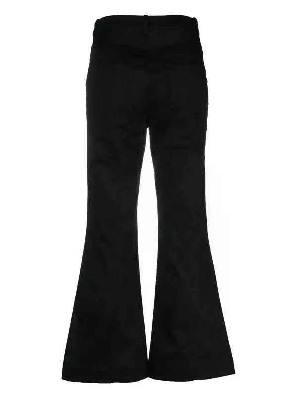 Proenza Schouler White Label Cropped Flared Trousers
