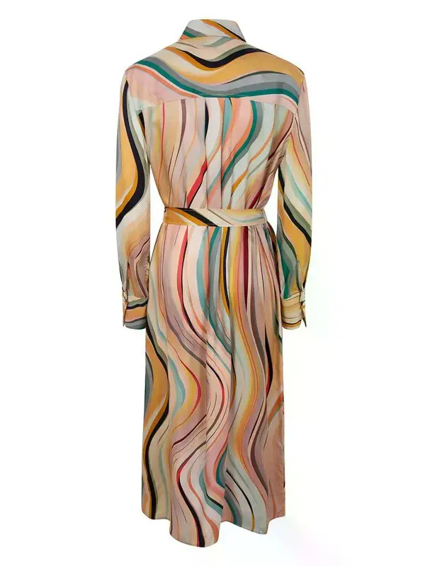 Paul Smith Printed Midi Shirt Dress