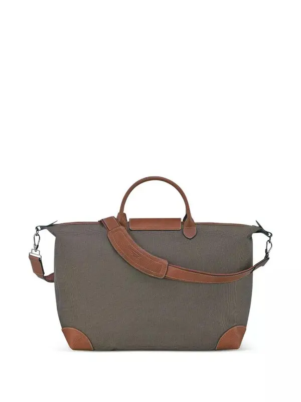 Longchamp Boxford Travel Bag With Leather Trim - Brown