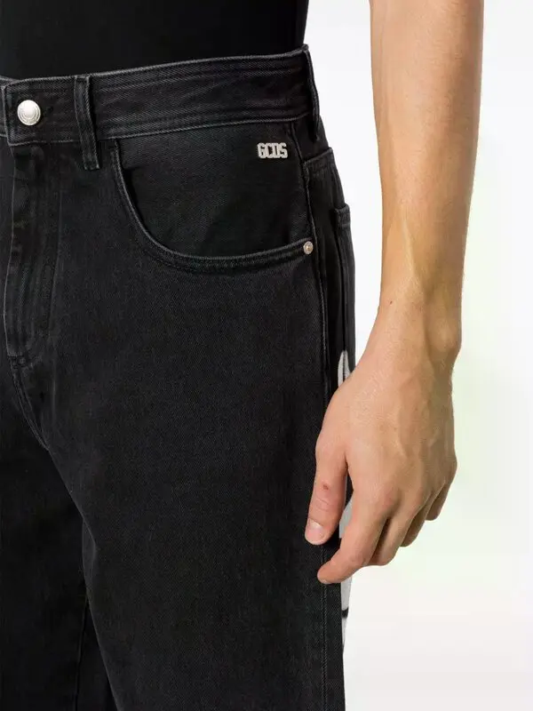 Gcds Graffiti Print Wide-leg Jeans