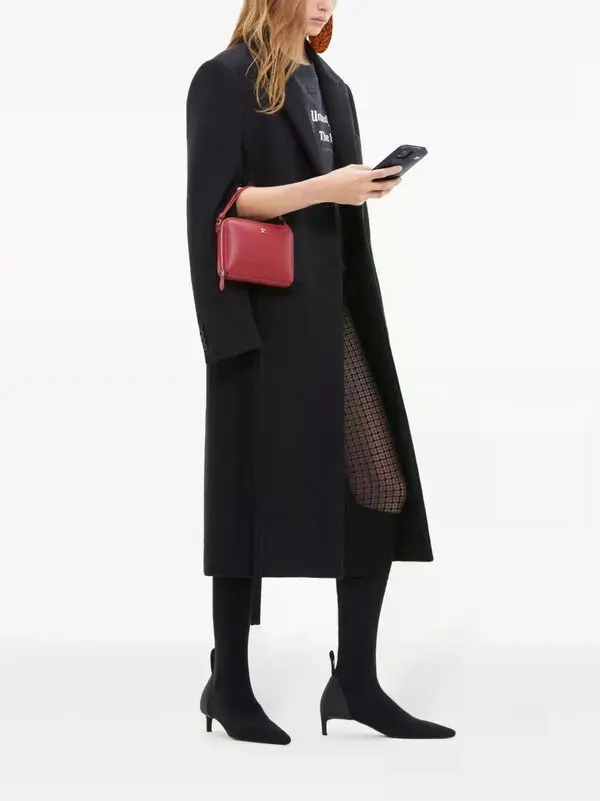 COURREGES Strap-detail Single-breasted Coat