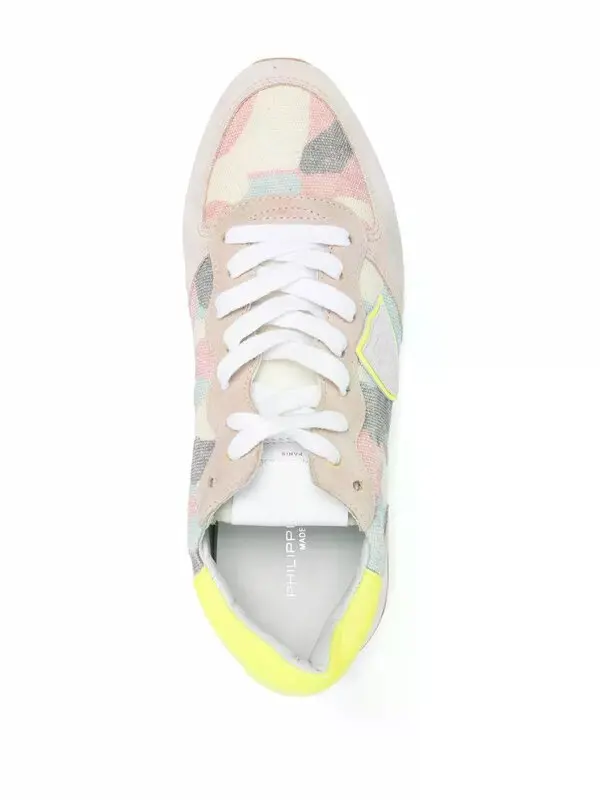 Philippe Model Trpx Camouflage Print Sneakers - Neutrals