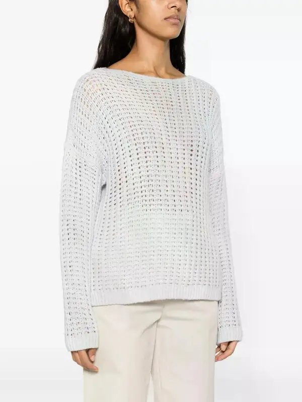 Incentive! Cashmere Open-knit Jumper