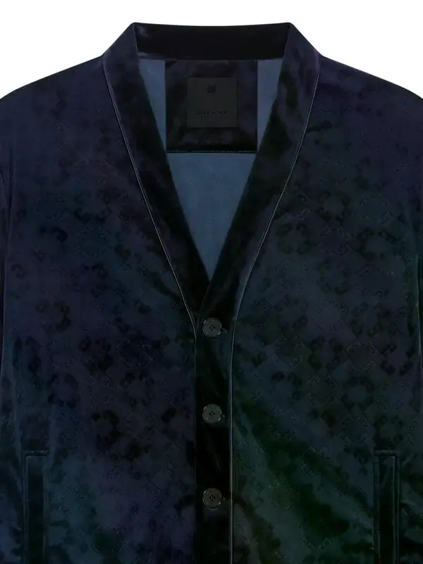 Givenchy Monogram 72 Velvet Cardigan