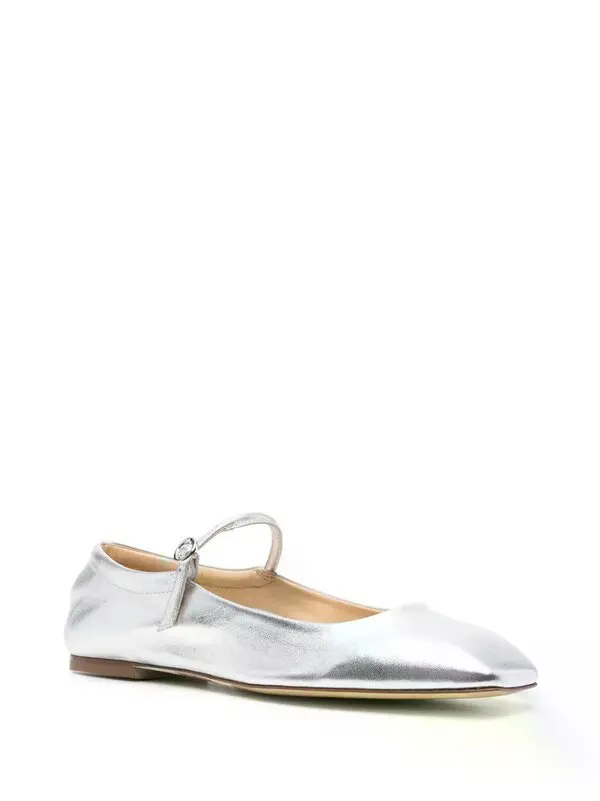 AeydĒ Aline Ballerina Shoes - Silver