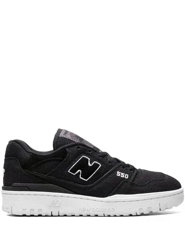 NEW BALANCE 550 Suede Low-top Sneakers - Black