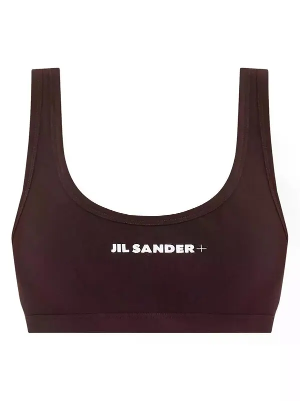 JIL SANDER Logo-print Bikini Top