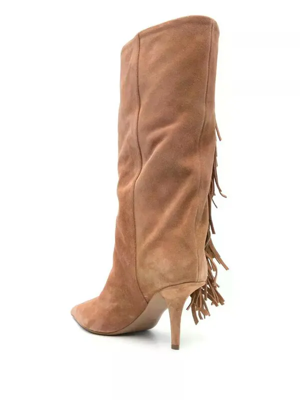 Paris Texas 75mm Mid Jessie Boots - Neutrals