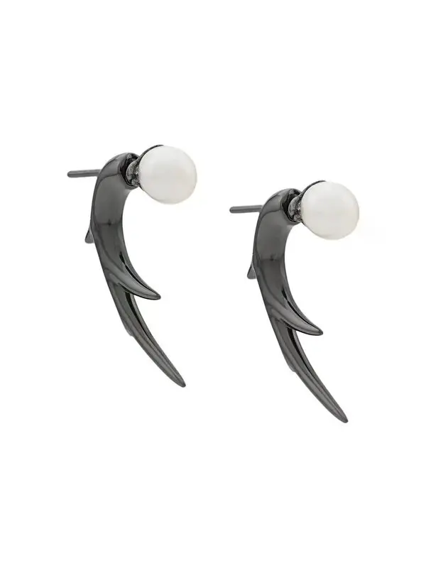 SHAUN LEANE Cherry Blossom Earrings - Black