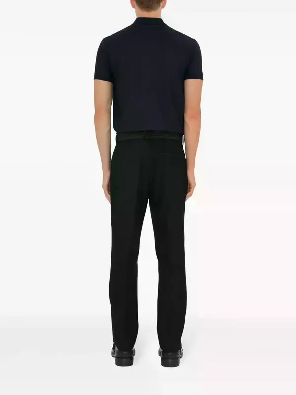 Burberry Slim Fit Knight Motif Polo Shirt - Blue