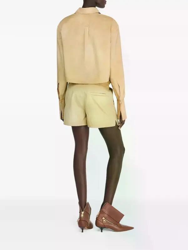 JW Anderson Cropped Shirt With Box Pleat Detail