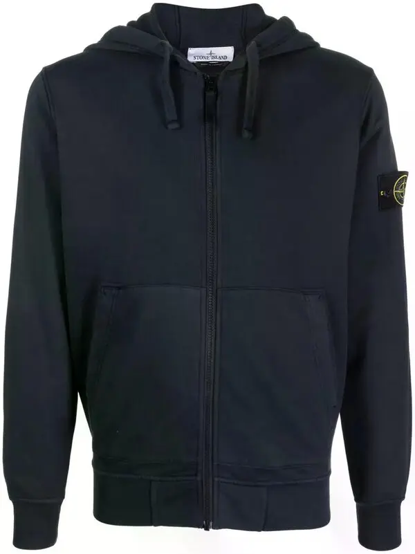 Stone Island Logo-patch Drawstring Hoodie