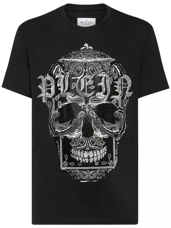 Philipp Plein Paisley Skull T-shirt