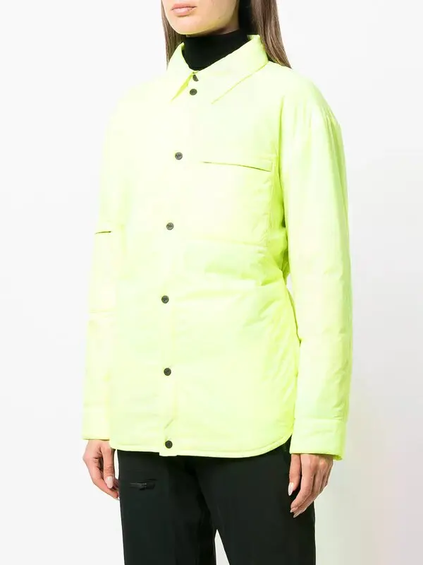 Aztech Mountain Neon Padded Shirt Jacket - Green