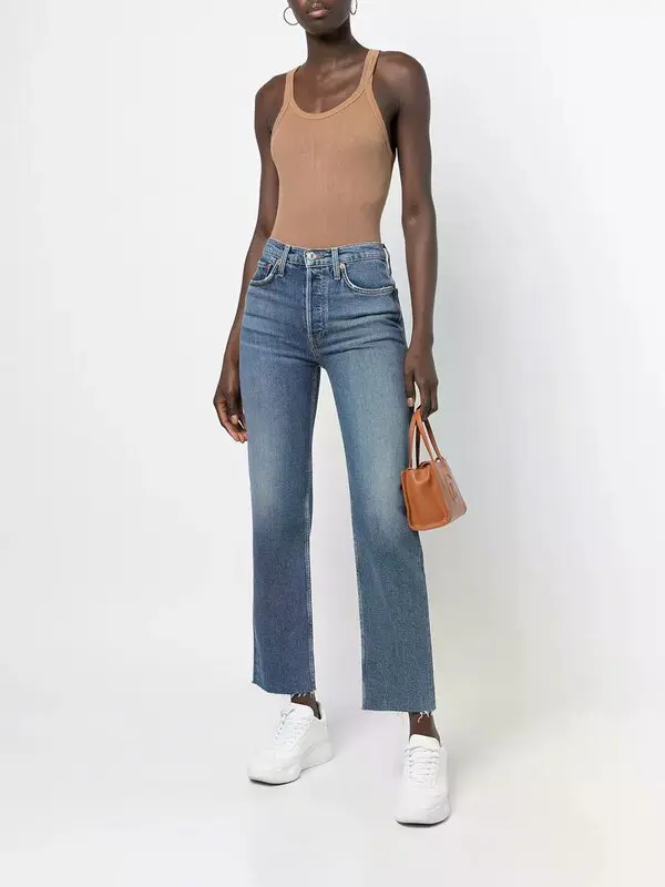 RE/DONE Straight Leg Jeans
