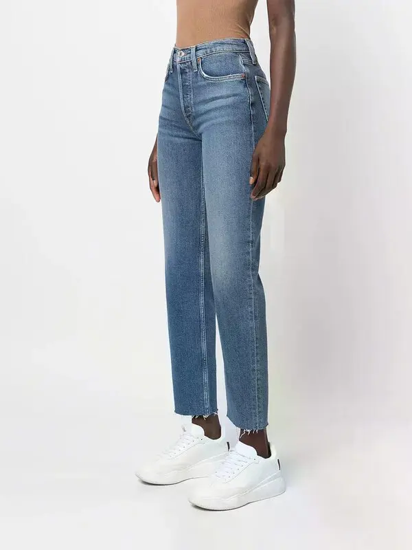 RE/DONE Straight Leg Jeans