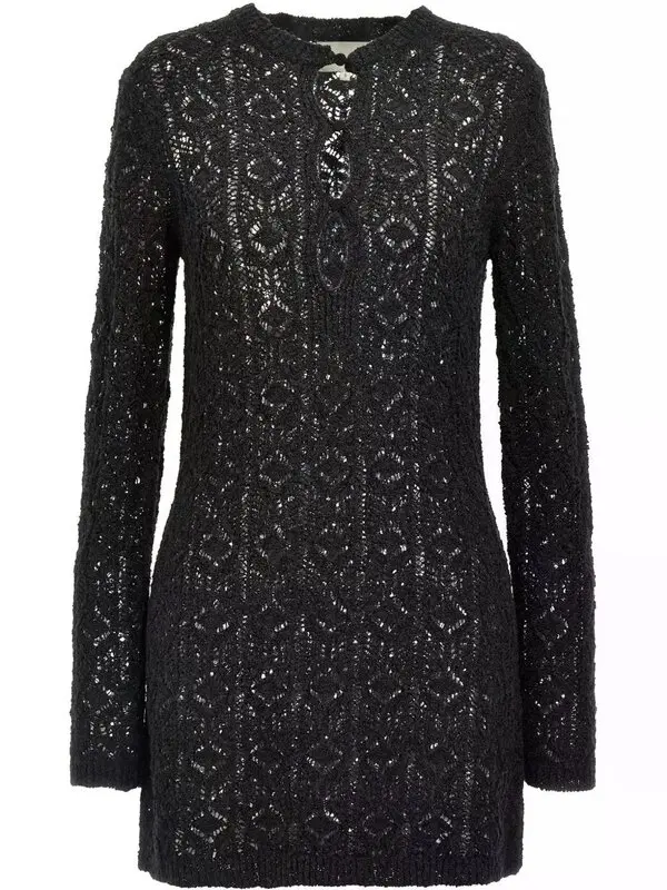 Loulou De Saison Evans Mini Dress - Black