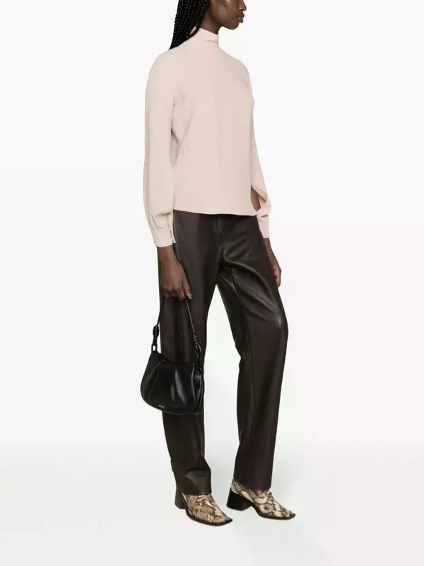 N°21 Puff-sleeved Crepe Blouse