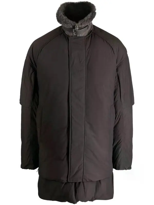 JUUN.J Padded Stand Collar Coat