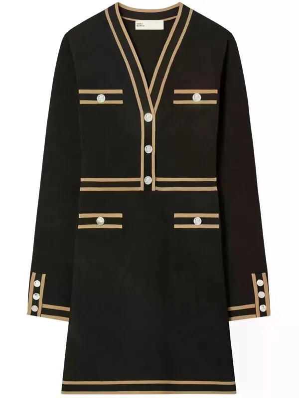 Tory Burch Kendra Sweater Dress - Black