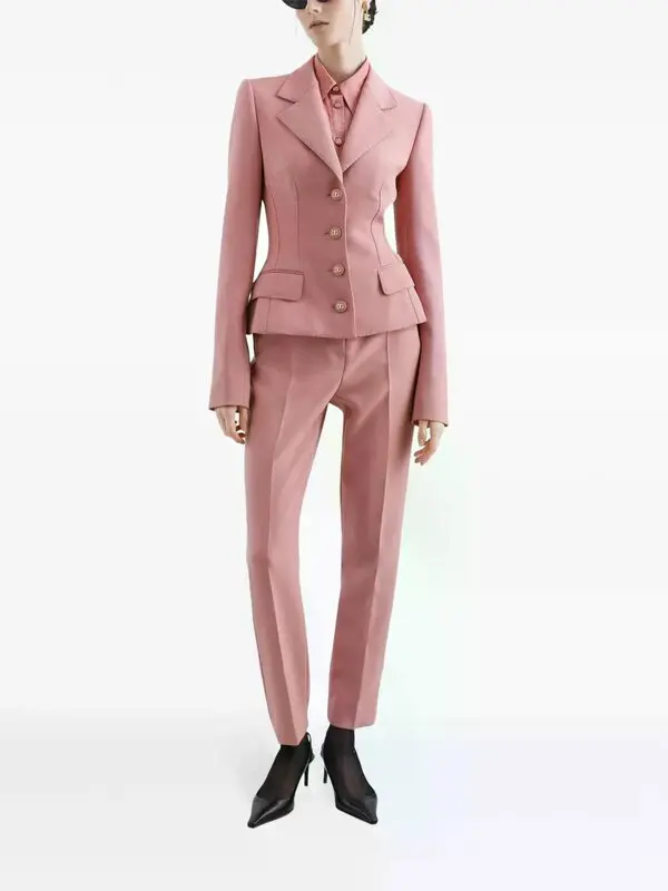 Dolce & Gabbana Dna Wool Tailored Trousers - Pink