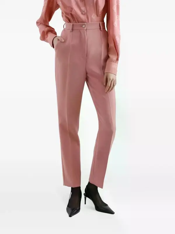Dolce & Gabbana Dna Wool Tailored Trousers - Pink