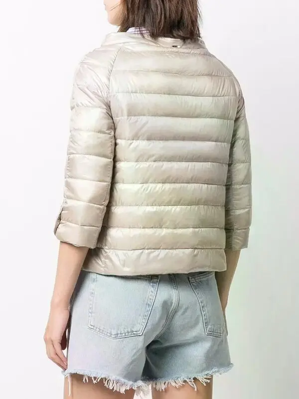 Herno Three-quarter-length Sleeve Puffer Jacket