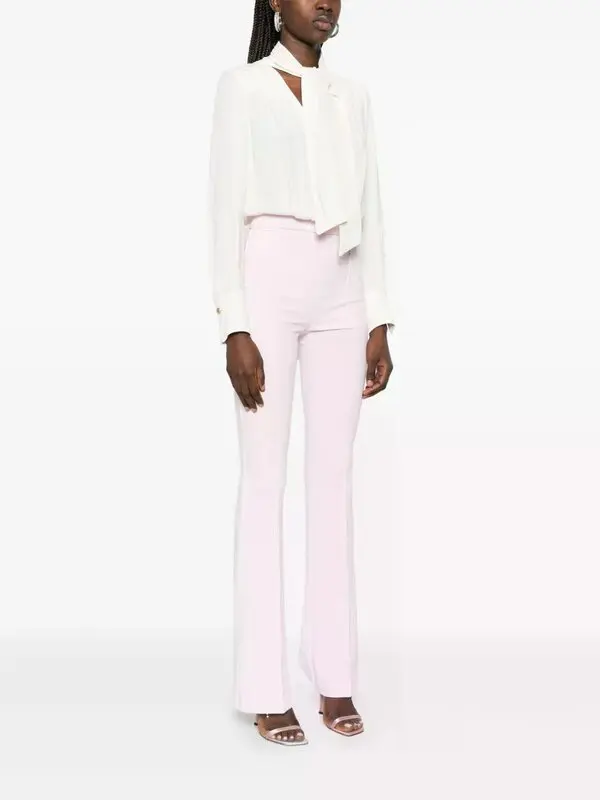 Elisabetta Franchi Georgette Jumpsuit With Scarf Detail