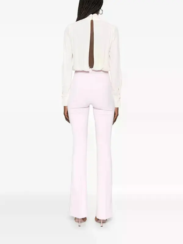Elisabetta Franchi Georgette Jumpsuit With Scarf Detail