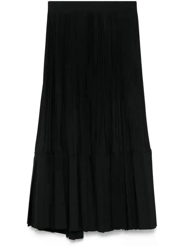 Junya Watanabe Plissé Midi Skirt
