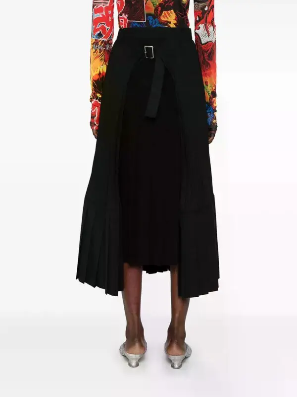 Junya Watanabe Plissé Midi Skirt