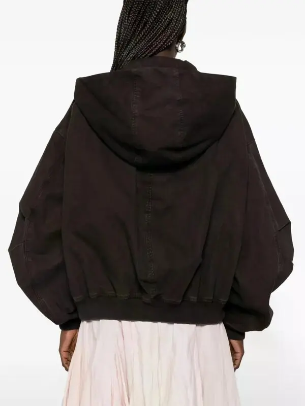 Attico Hooded Bomber Jacket