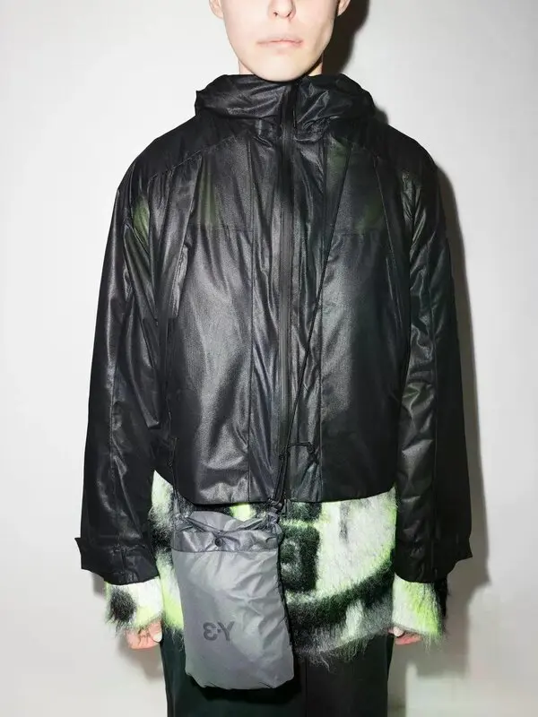 Y3 Hooded Midi Raincoat