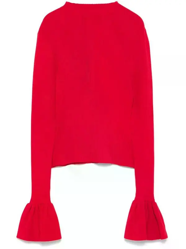 ROTATE BY BIRGER CHRISTENSEN High-neck Jumper With Flared Cuffs