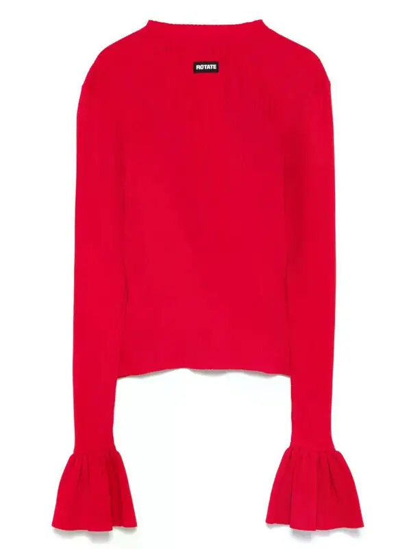 ROTATE BY BIRGER CHRISTENSEN High-neck Jumper With Flared Cuffs
