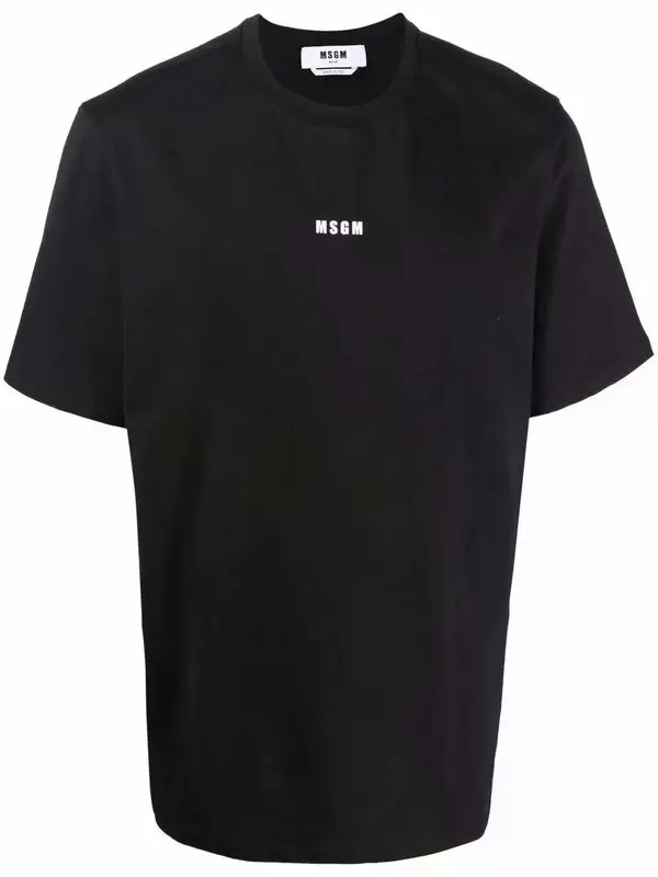 MSGM Logo-print Cotton T-shirt