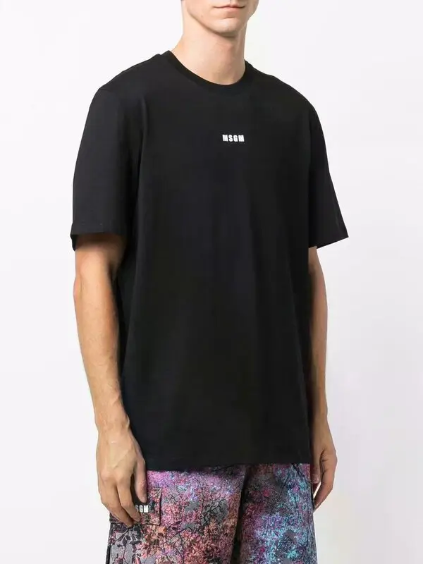 MSGM Logo-print Cotton T-shirt