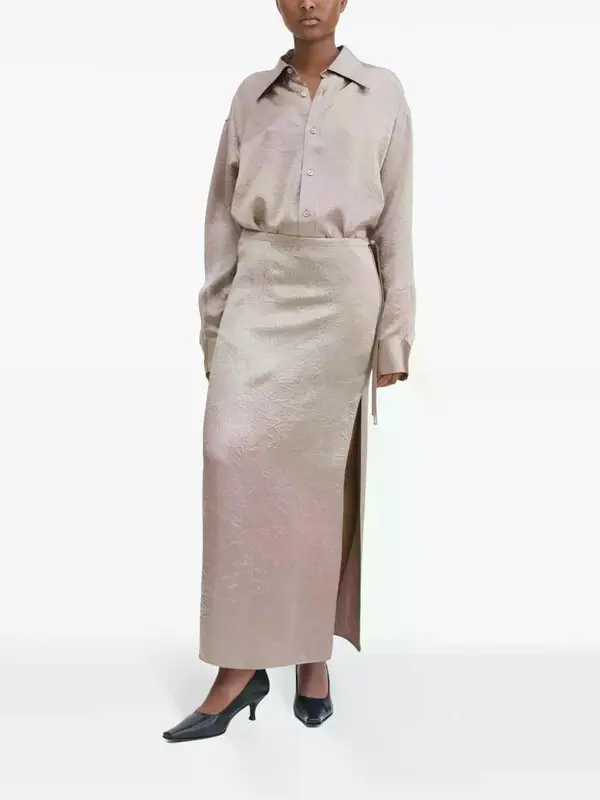Filippa K Crinkled Pencil Skirt