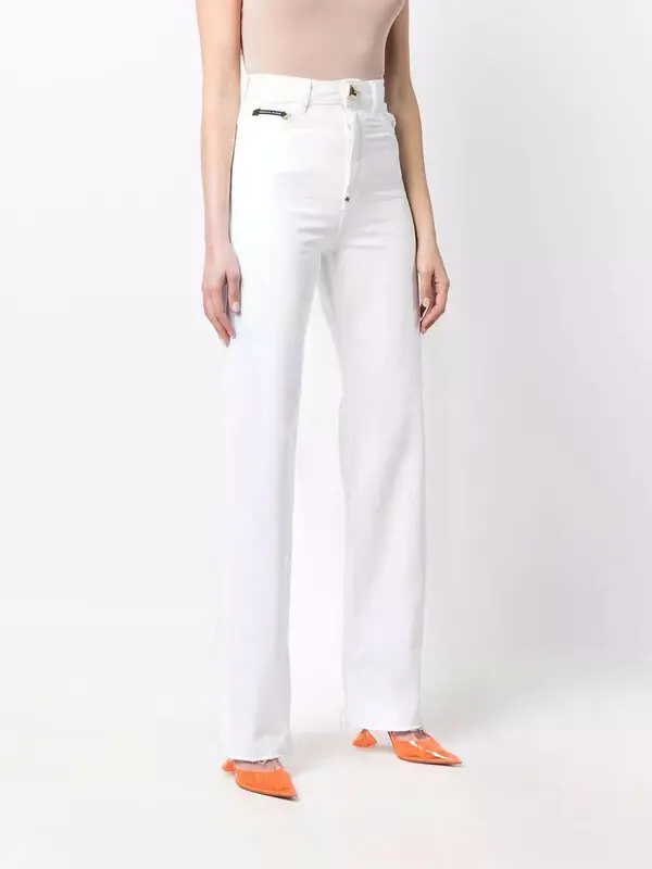 Philipp Plein Straight-leg Cotton-blend Jeans